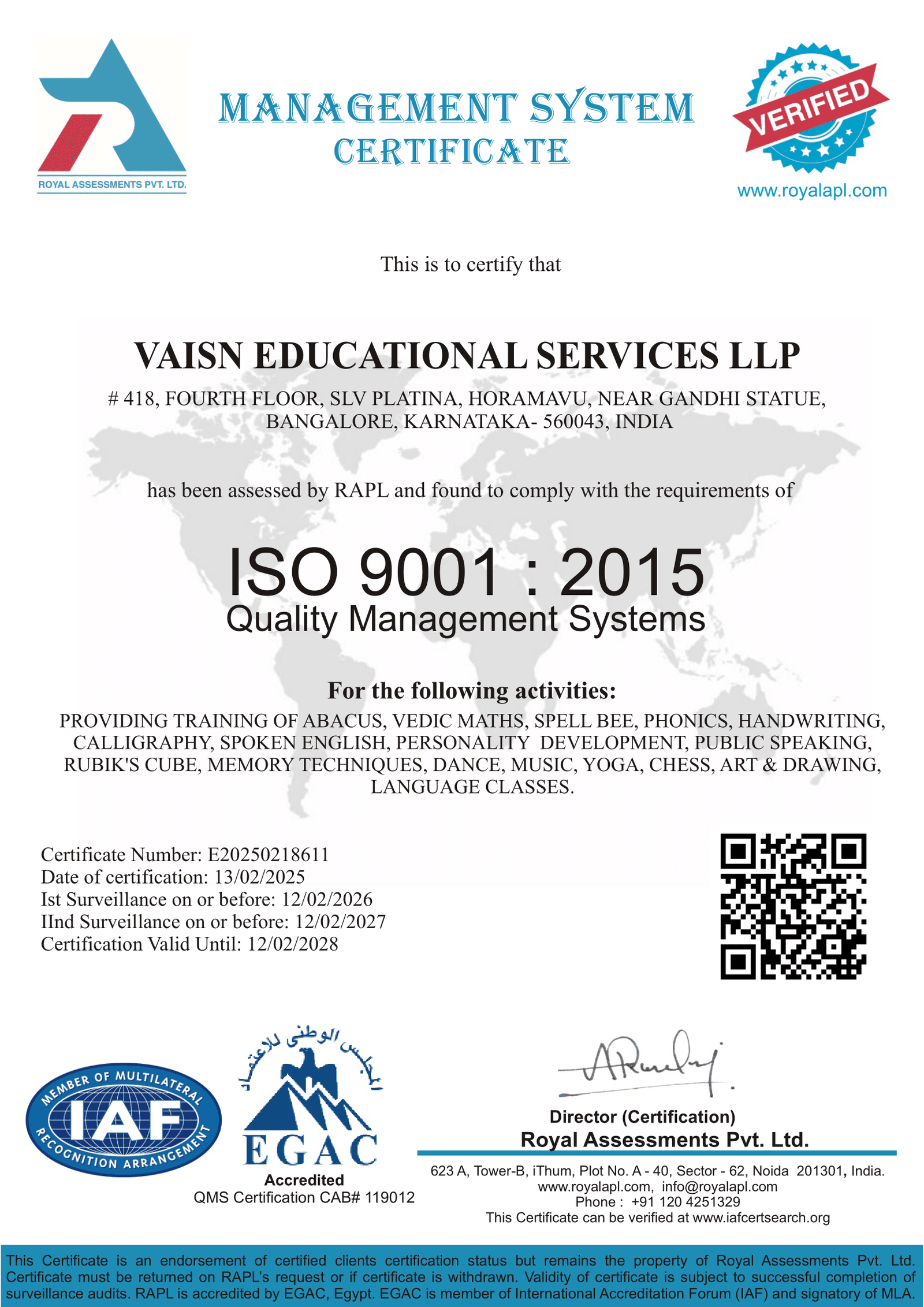 Abacus Franchise Opportunity with ISO & IAF Certification - Achievers ...